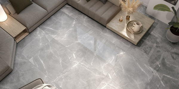 Large Matt Marble Effect Tiles